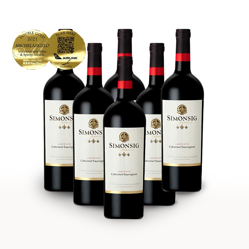 R140 off on Simonsig 6x Cabernet Sauvignon 2018 | OneDayOnly