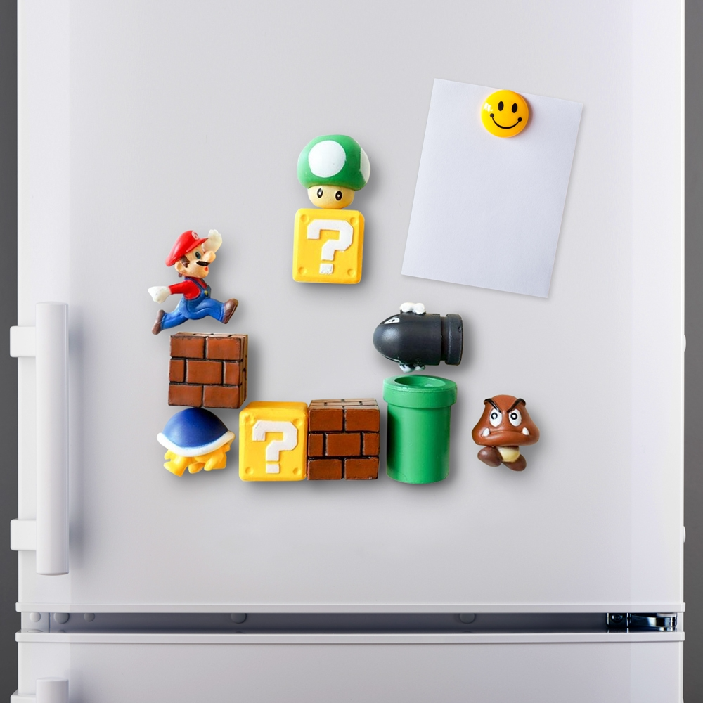 13% off on 10-Piece 3D Mario Fridge Magnets | OneDayOnly