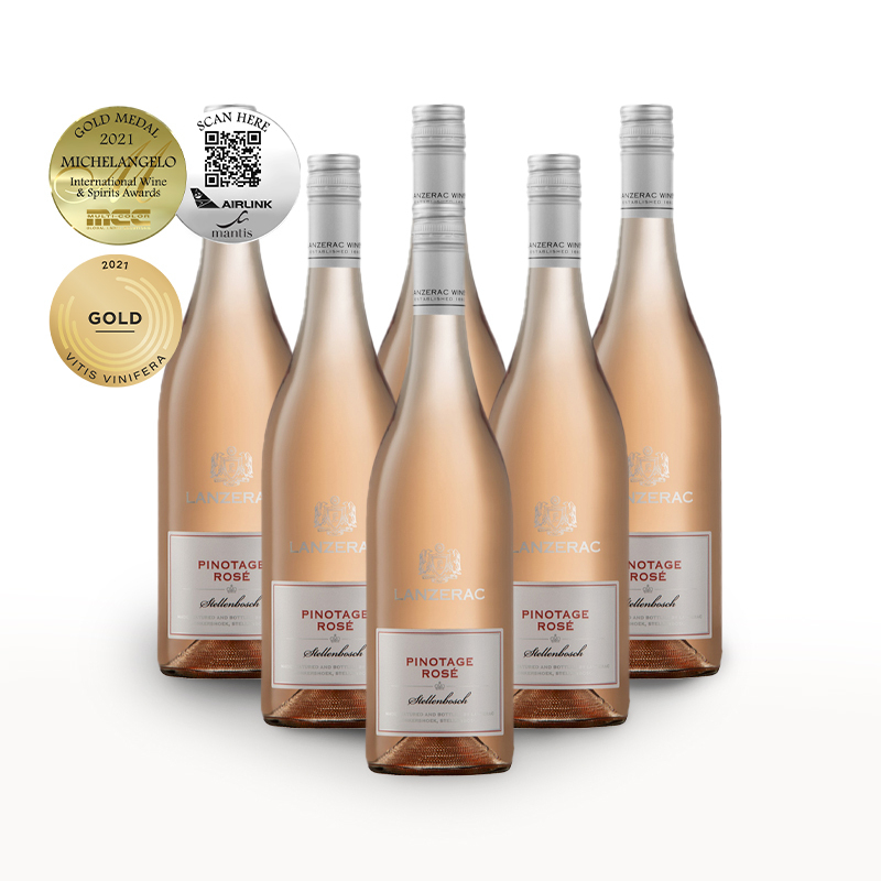 15% off on Lanzerac 6x Pinotage Rosé 2021 | OneDayOnly