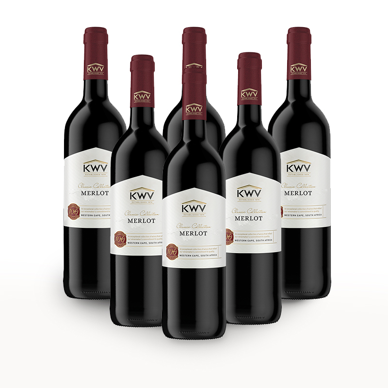 23% off on KWV 6x Classic Merlot 2021 | OneDayOnly