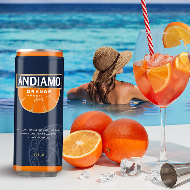 Andiamo 8x 250ml Aperitivo Spritz Cans | OneDayOnly