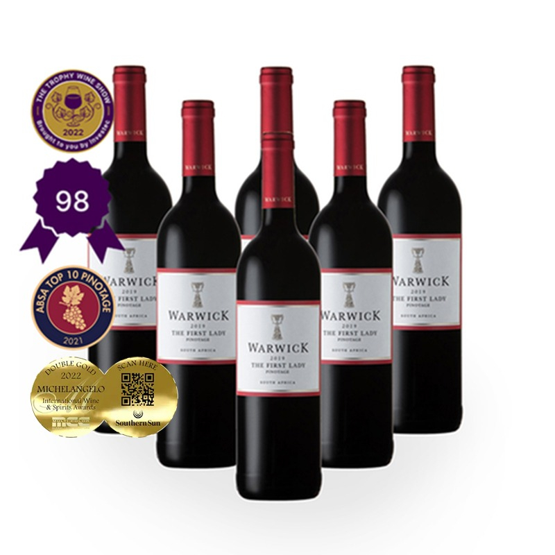 22% off on 6x The First Lady Pinotage 2020 | OneDayOnly