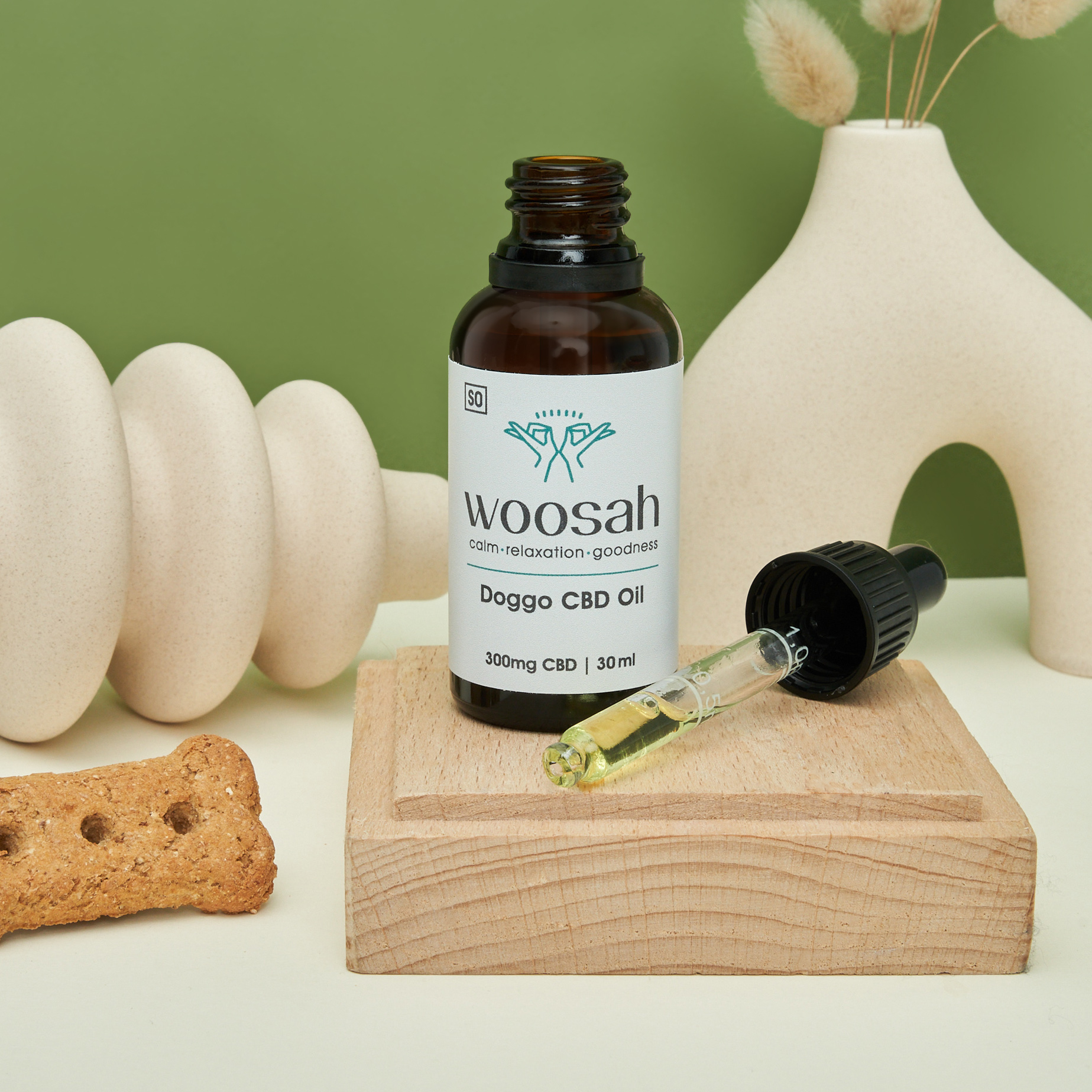 40% off on Woosah 30ml 300mg CBD Oil for Dogs | OneDayOnly