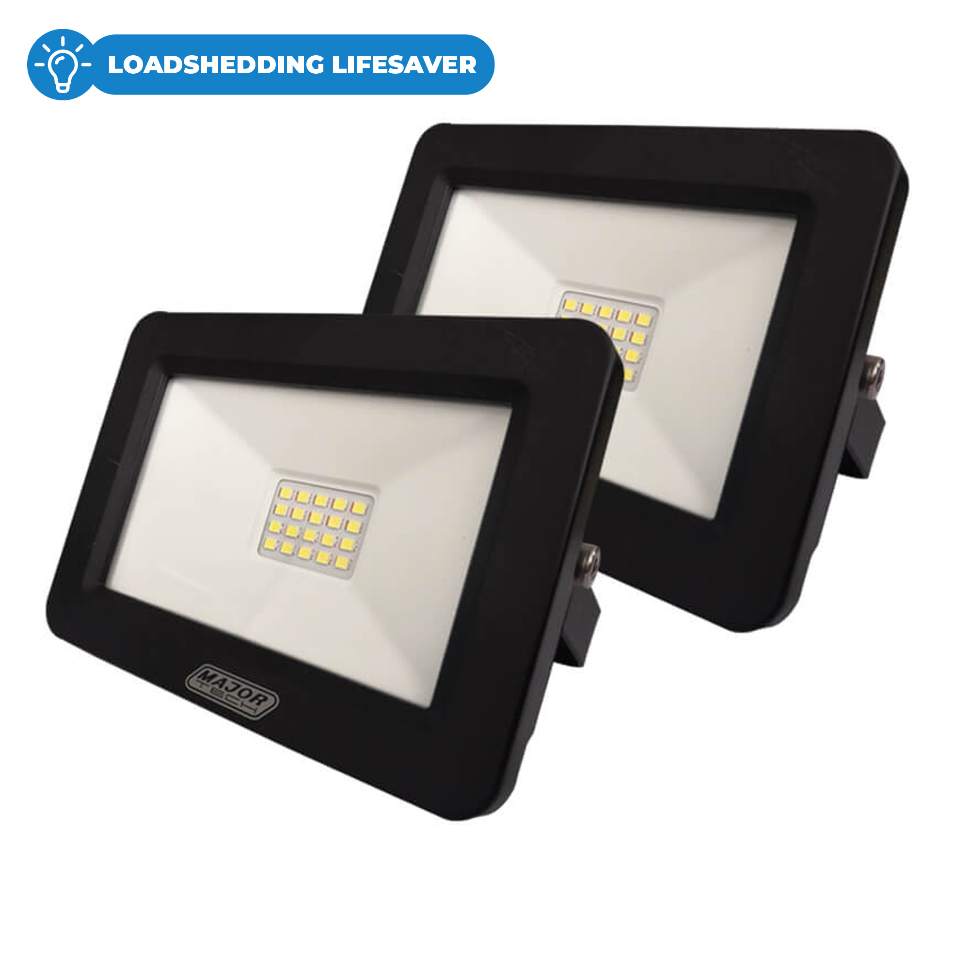 55% off on Major Tech 2x 20W LED Floodlights | OneDayOnly