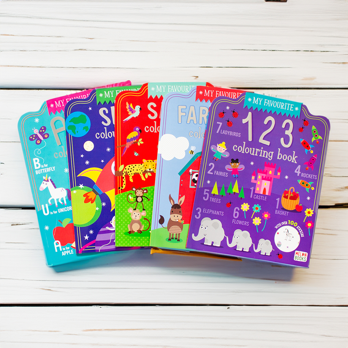 61% off on My Favourite Colouring Books Plus Stickers | OneDayOnly