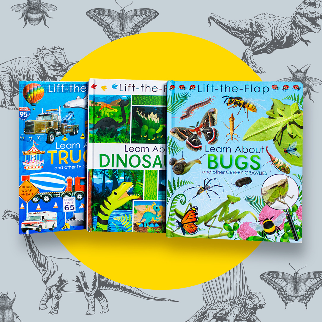 50% off on Learn About Bugs, Dinosaurs & Trucks | OneDayOnly