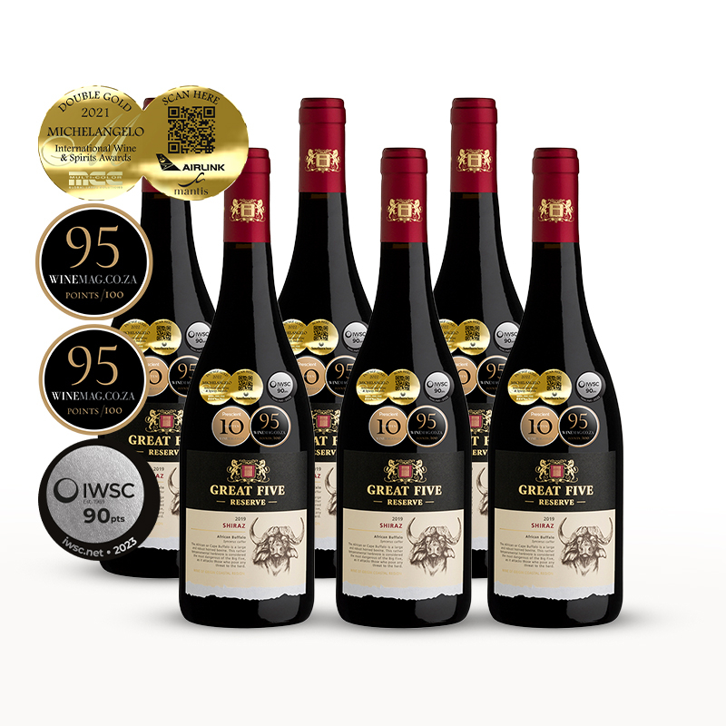 30% off on Great Five Reserve 6x Shiraz 2019 | OneDayOnly