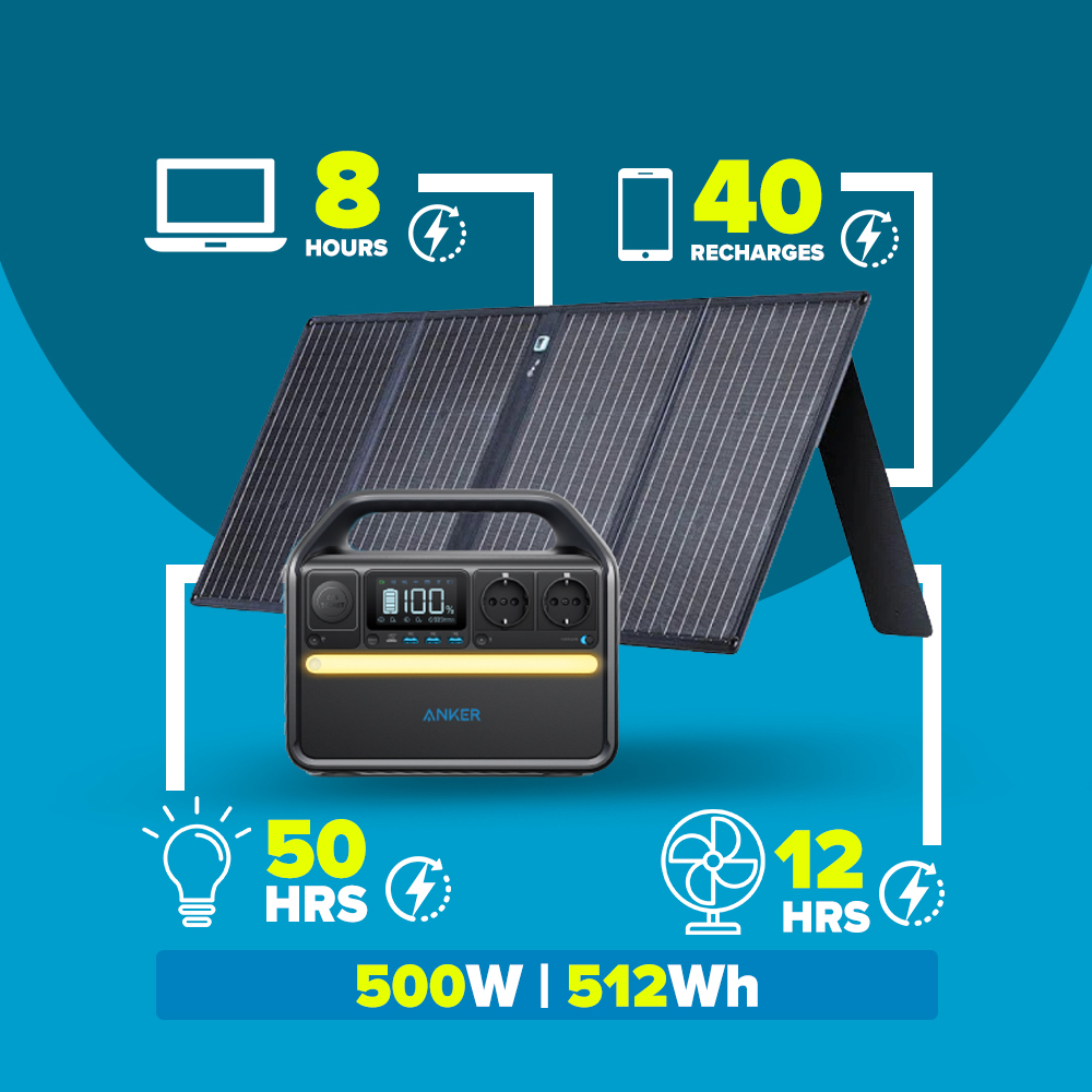 R3,500 off on Anker 500W Power Station Bundle | OneDayOnly