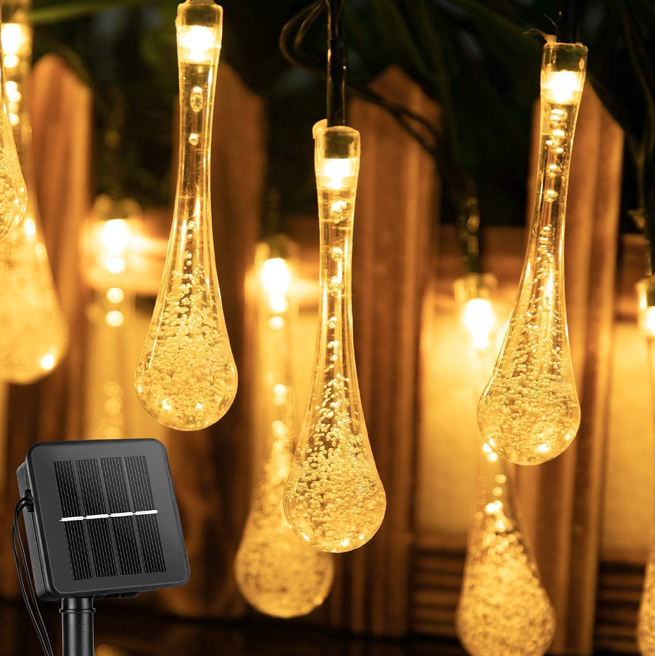 43% off on FestiveGlow 6m Solar Teardrop Lights | OneDayOnly