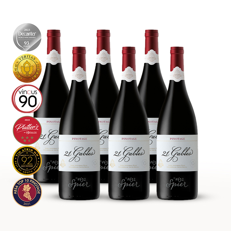 13% off on Spier 6x 21 Gables Pinotage 2018 | OneDayOnly