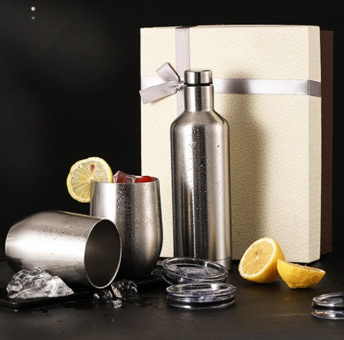 46% off on 3-Piece Bottle & Tumblers Set | OneDayOnly