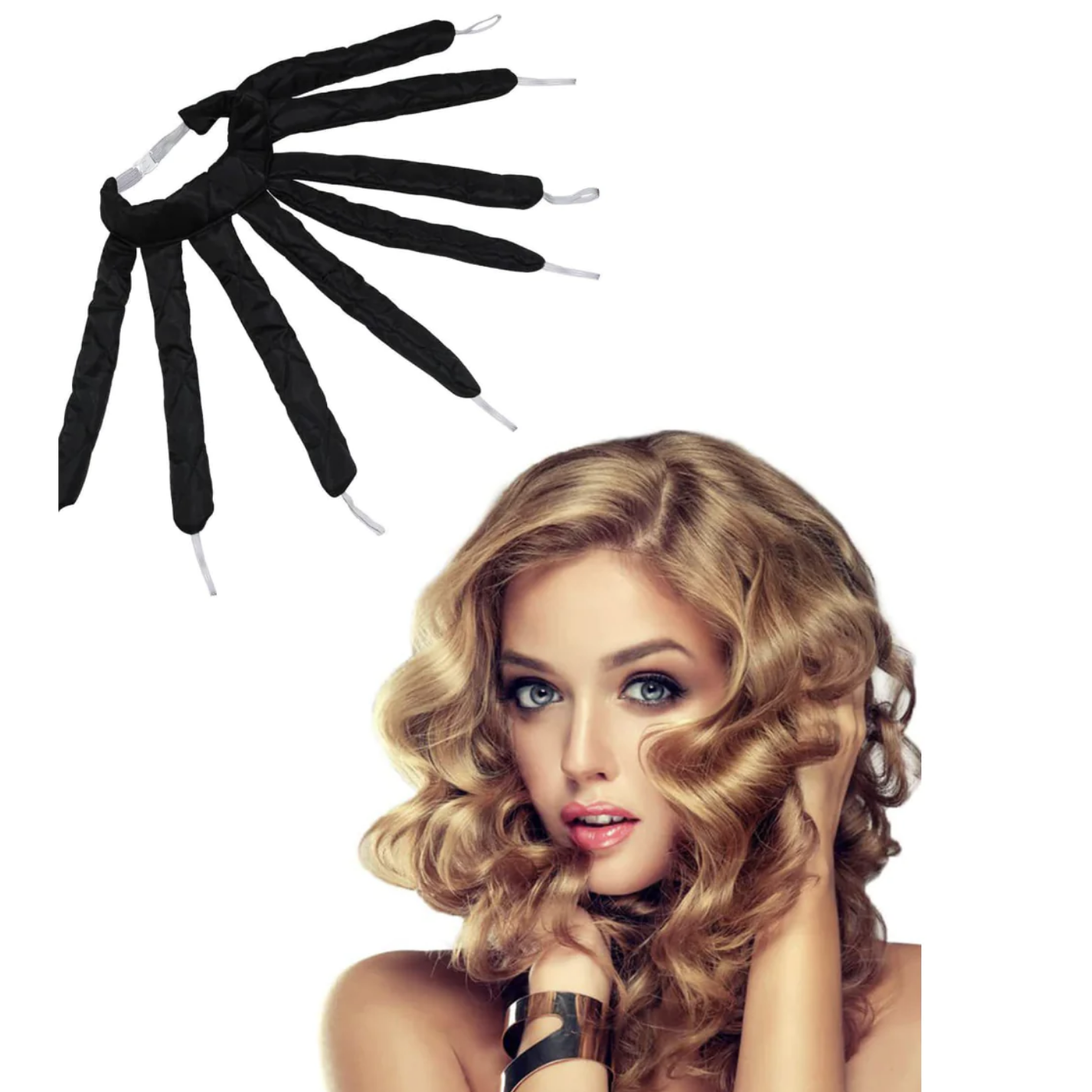 40% off on 8 Strand Heatless Curling Head Band | OneDayOnly