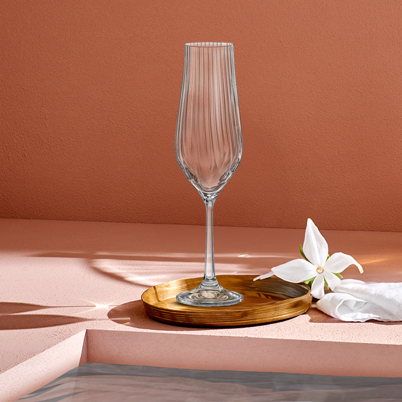 50% off on 12x 170ml Crystal Champ Flutes | OneDayOnly