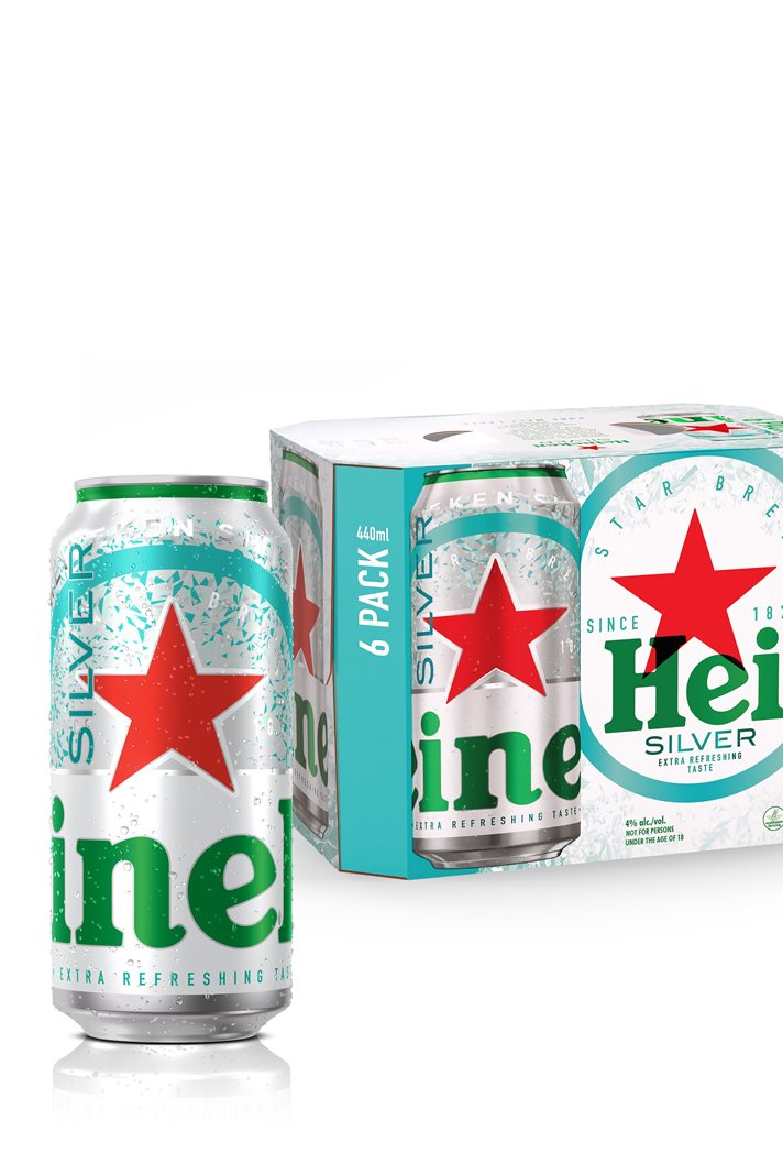 89% off on Heineken 4x 440ml Silver Beer Cans | OneDayOnly