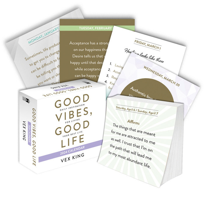30% off on 2024 Good Vibes, Good Life Calendar | OneDayOnly