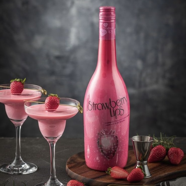 Strawberry Lips 2x 750ml Cream Liqueurs | OneDayOnly