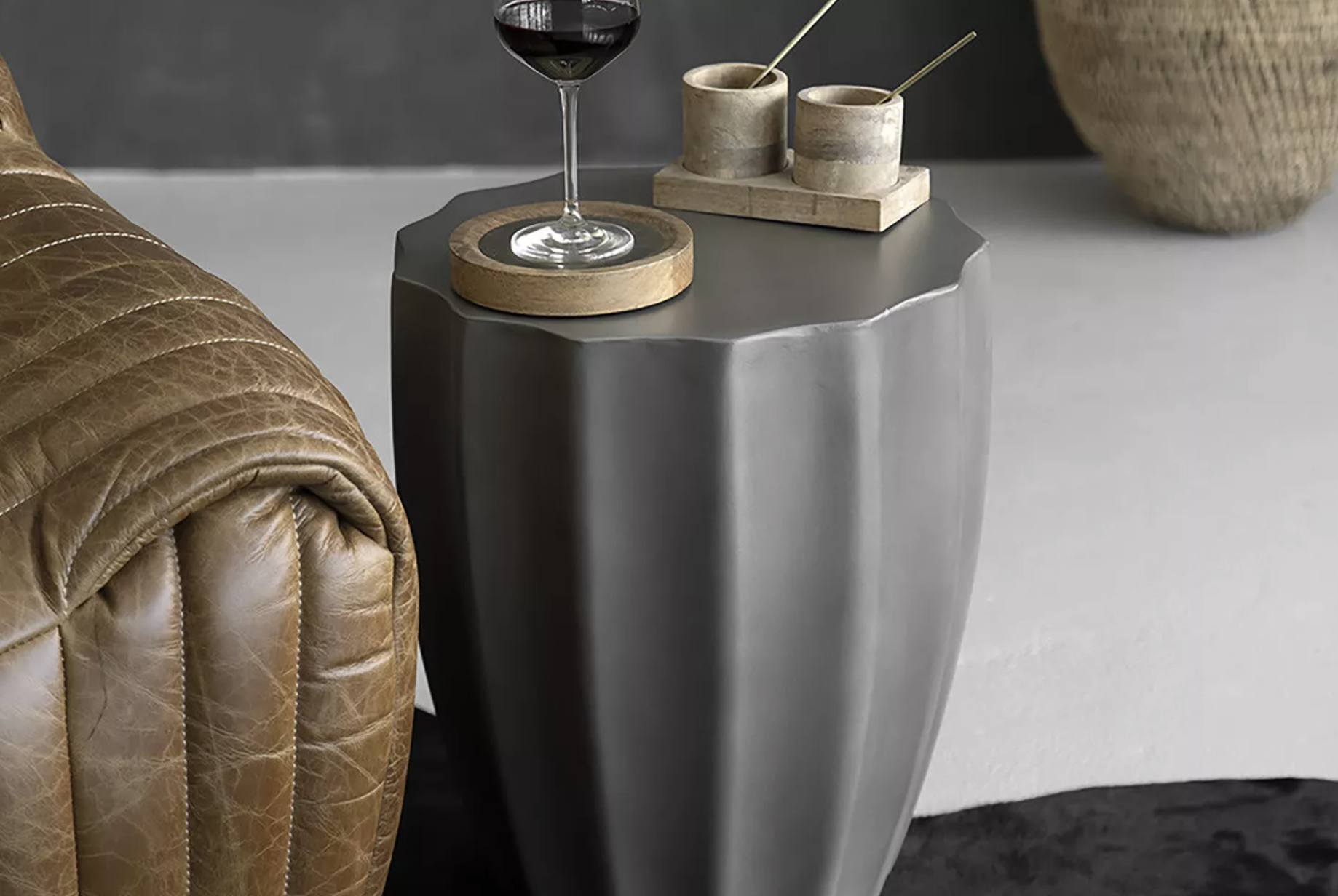 25% off on Oliver Light Grey Side Table | OneDayOnly