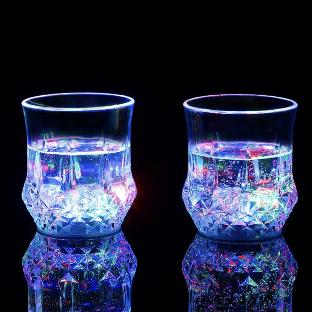 35% off on 2x 200ml LED Flashing Light Cups | OneDayOnly