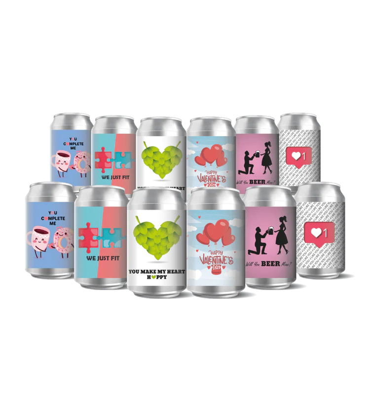 Beer Valentines Day Arrangement