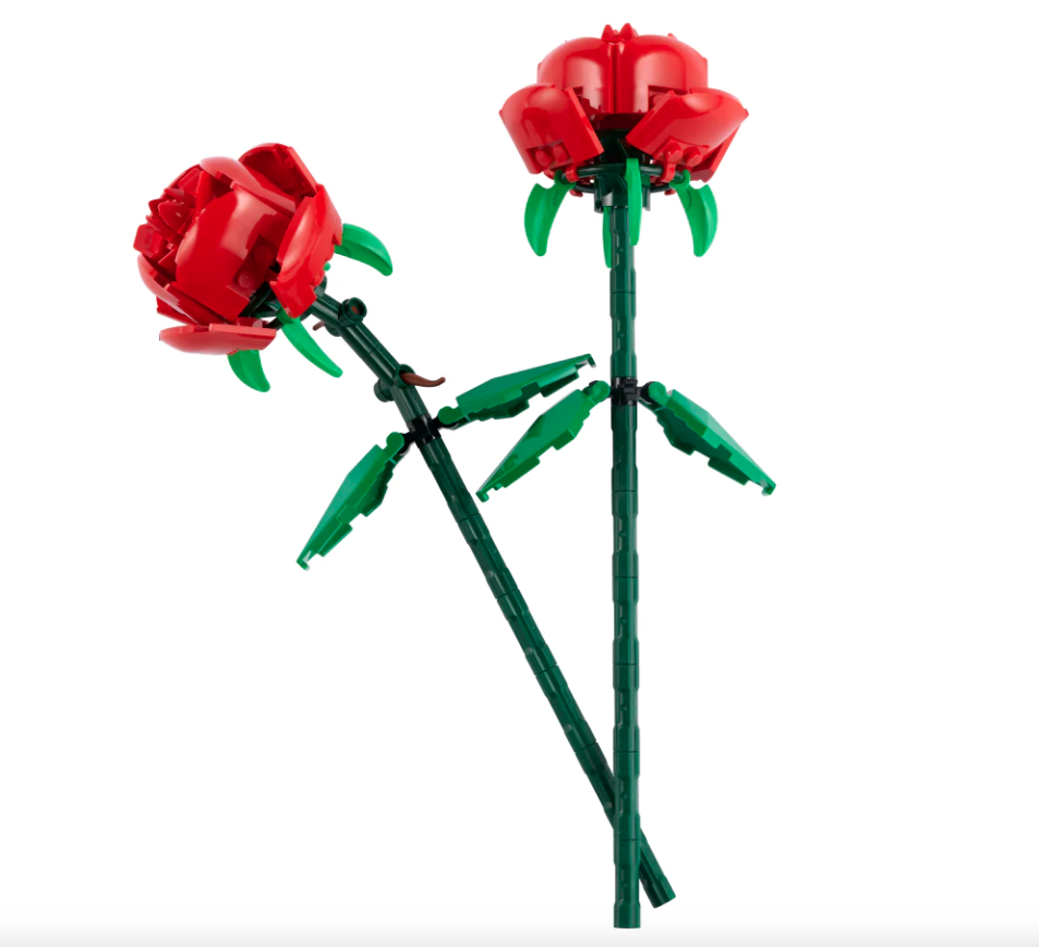 27% off on LEGO 2x 120-Piece Iconic Roses | OneDayOnly
