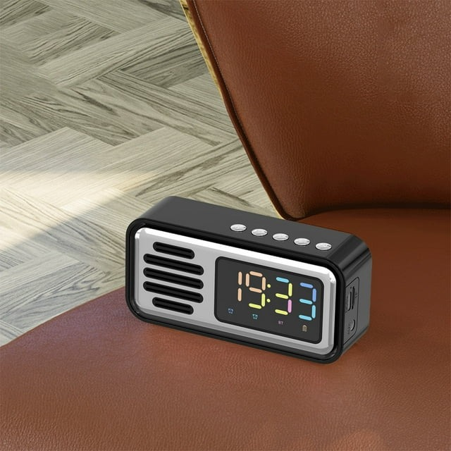 45% off on GTec Retro Alarm Clock Speaker | OneDayOnly