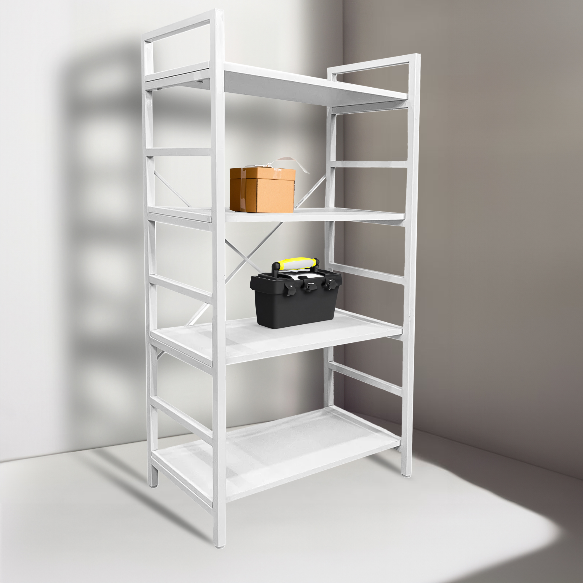 53% off on White Multi-Tier Multipurpose Shelf | OneDayOnly