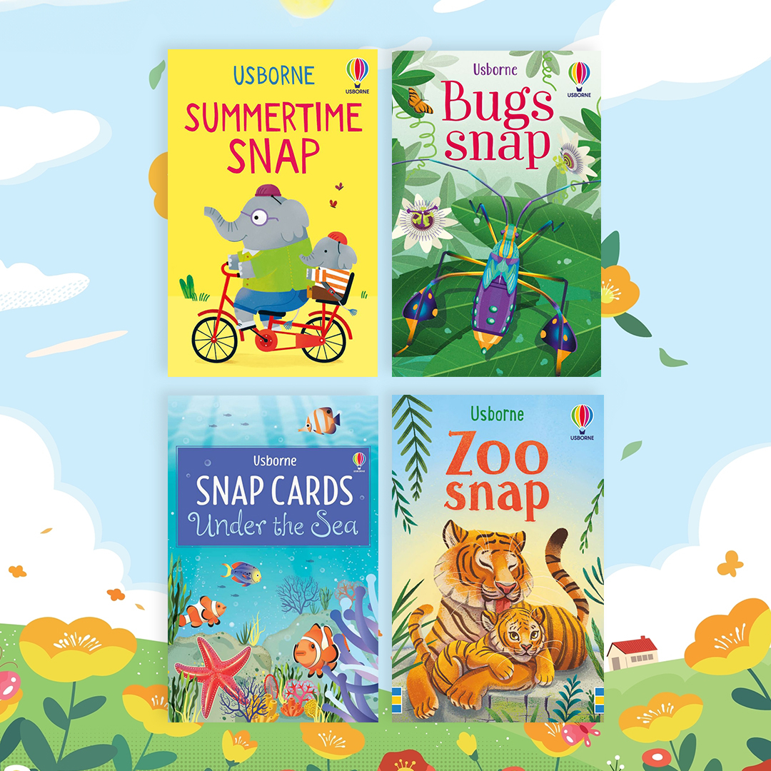 29% off on Usborne 4x Children's Snap Card Sets | OneDayOnly