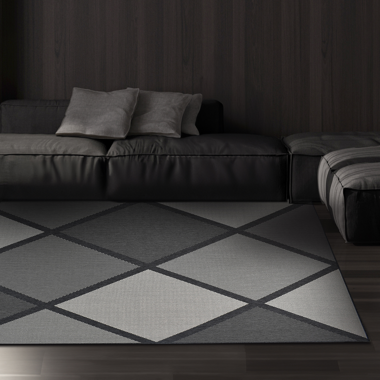 26% off on Belgotex Quadrum Monochrome Rug | OneDayOnly