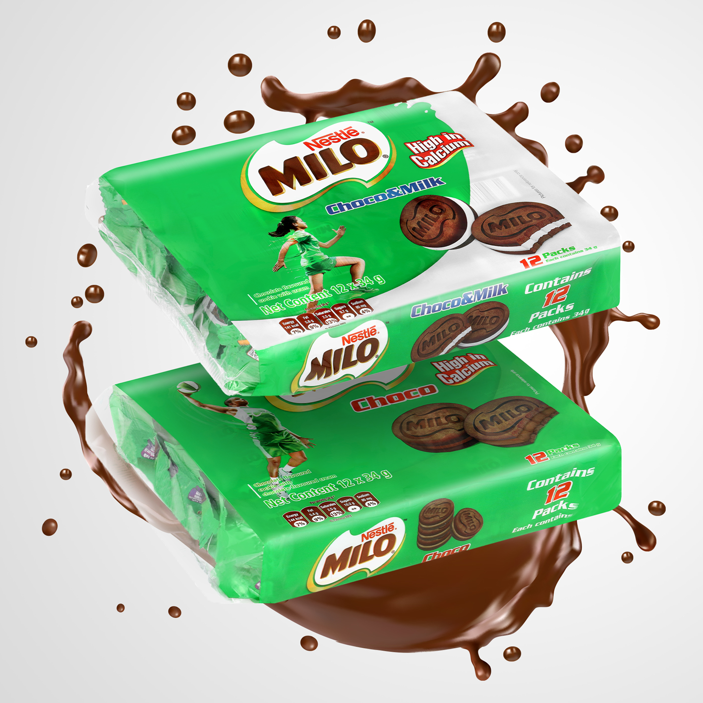 19% off on 3x 12's Milo Cookie Sandwich Packs | OneDayOnly