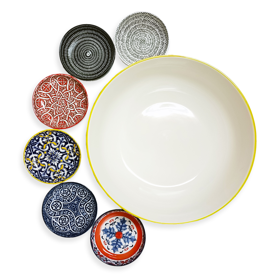 21% off on 7-Piece Ceramic Serving Set | OneDayOnly