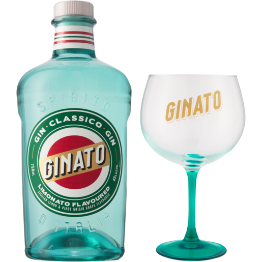 21% off on 750ml Ginato Limonato with 1x Copa Glass | OneDayOnly