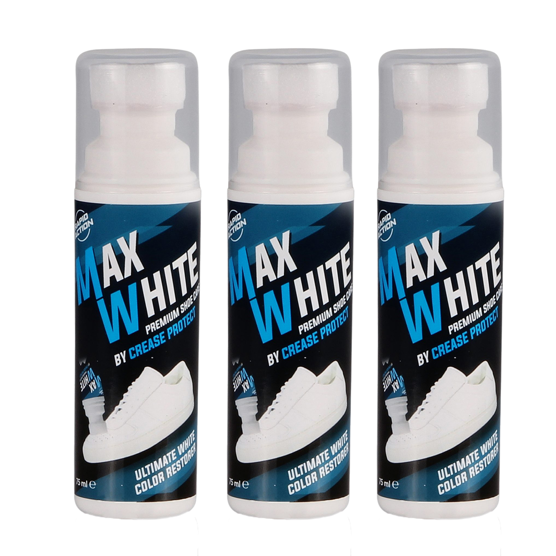 54% off on 3x 75ml Max White Shoe Whitener | OneDayOnly