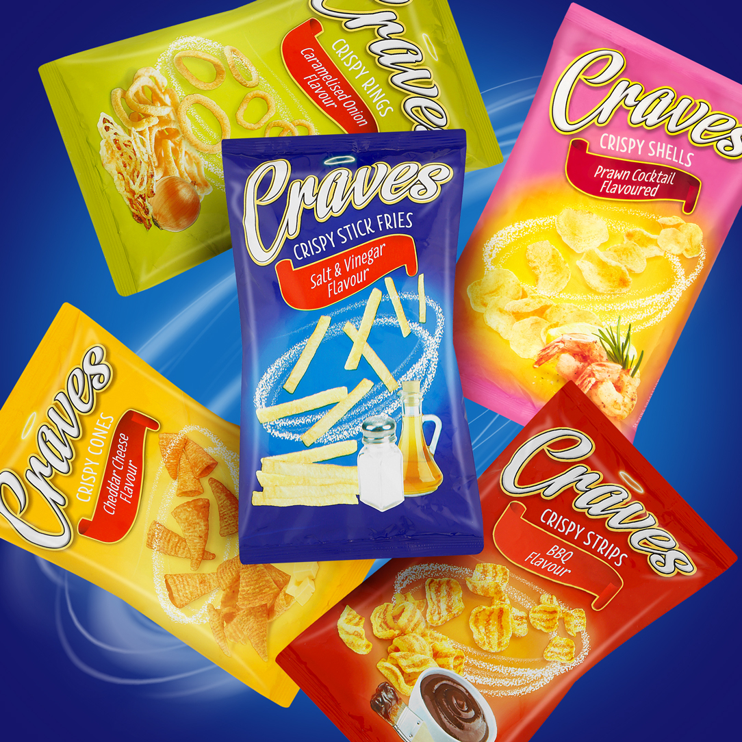33% off on Craves 18x 150g Crispy Chips | OneDayOnly