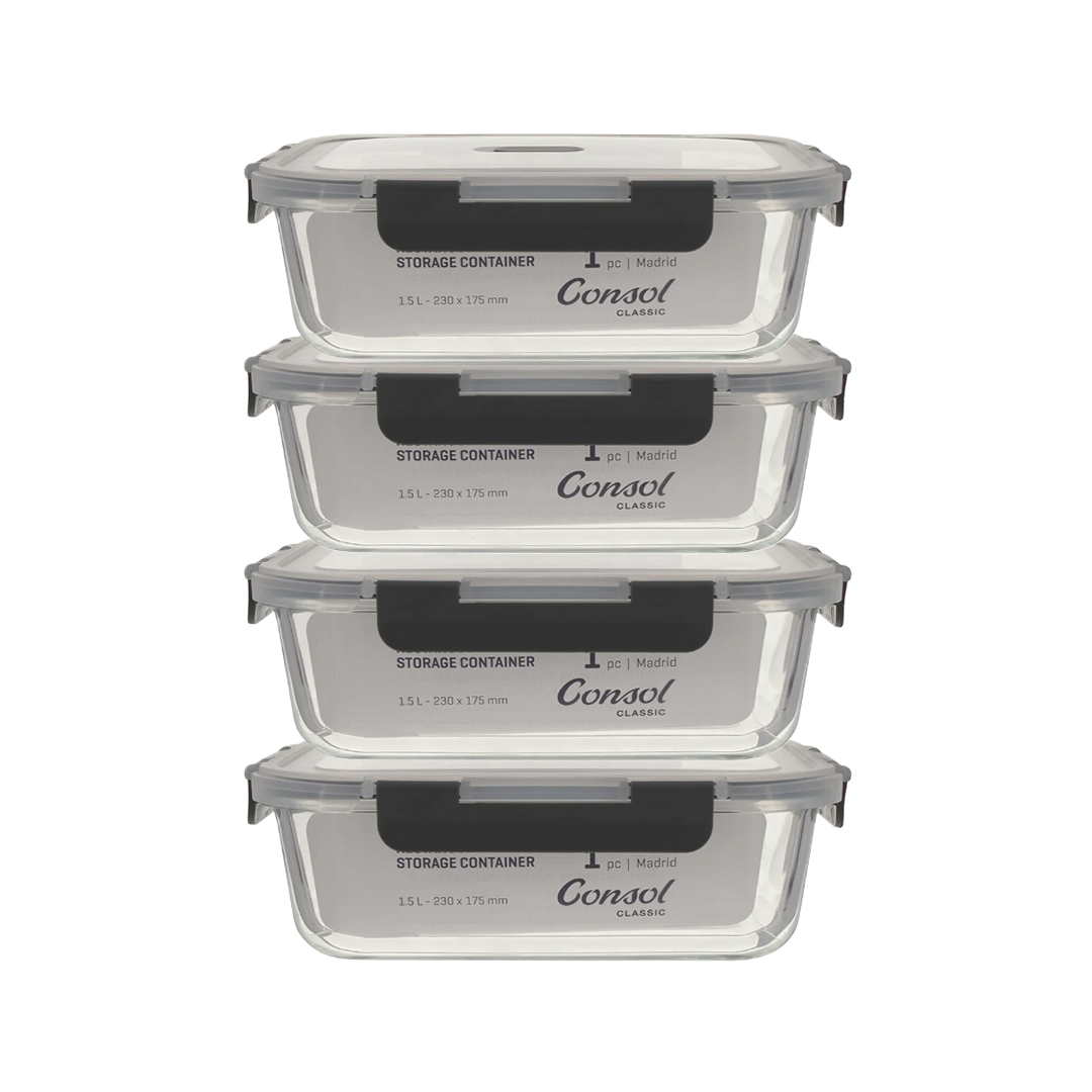21% off on Consol 4x 370ml Storage Containers | OneDayOnly