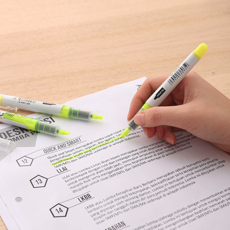 51% off on 12x Chisel Tip Liquid Highlighters | OneDayOnly