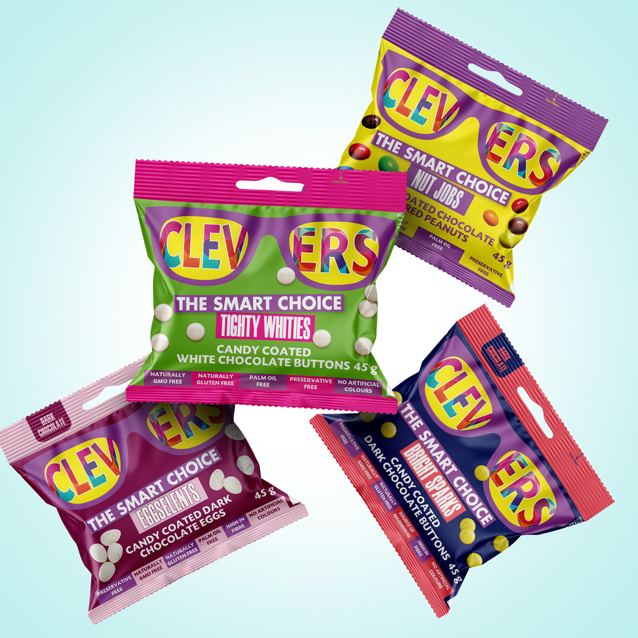 50% off on Clevers 20x 45g Coated Candies | OneDayOnly