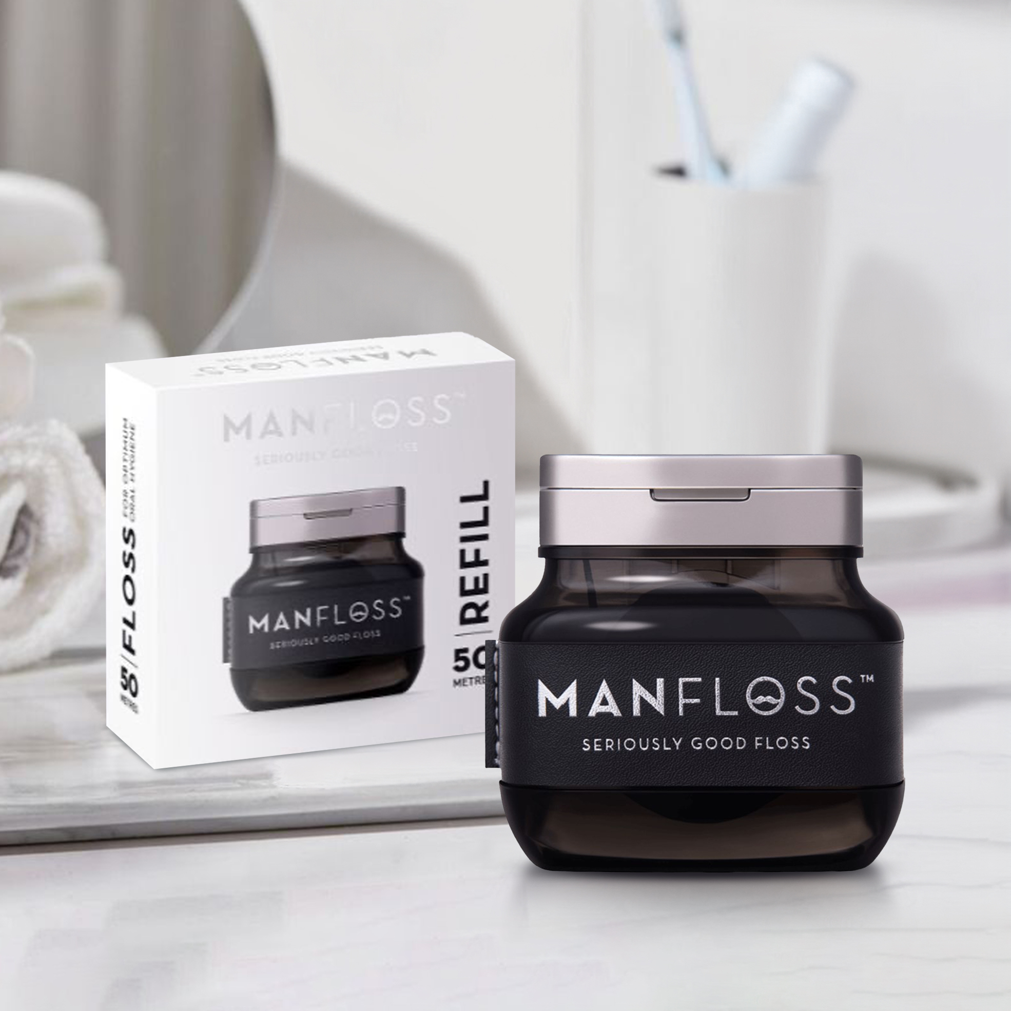 27% off on Manfloss Floss Dispenser and Refill | OneDayOnly