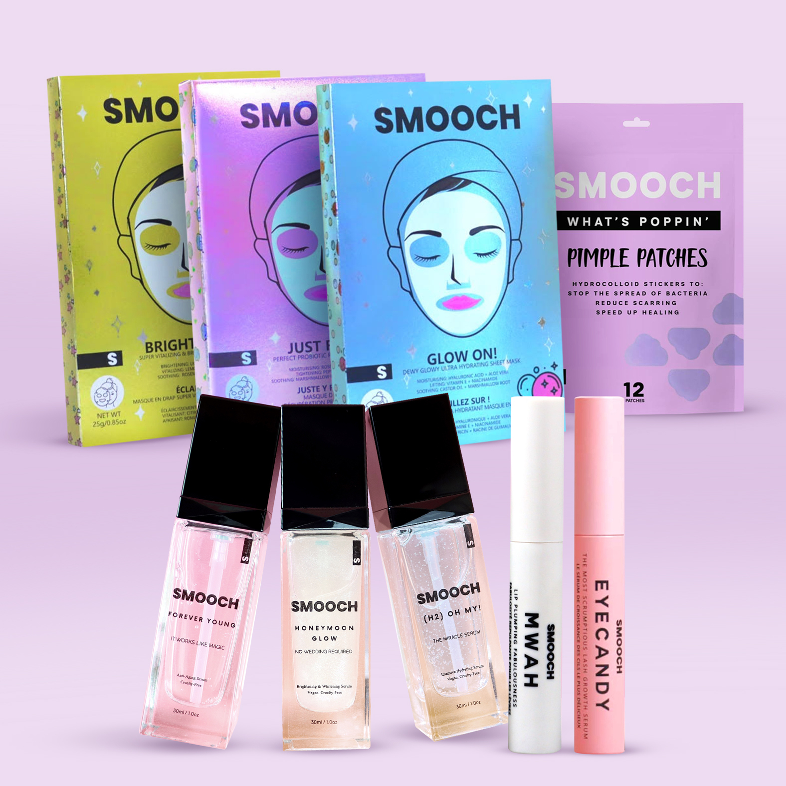 61% off on SMOOCH 9-Piece Selfcare Gift Bundle | OneDayOnly