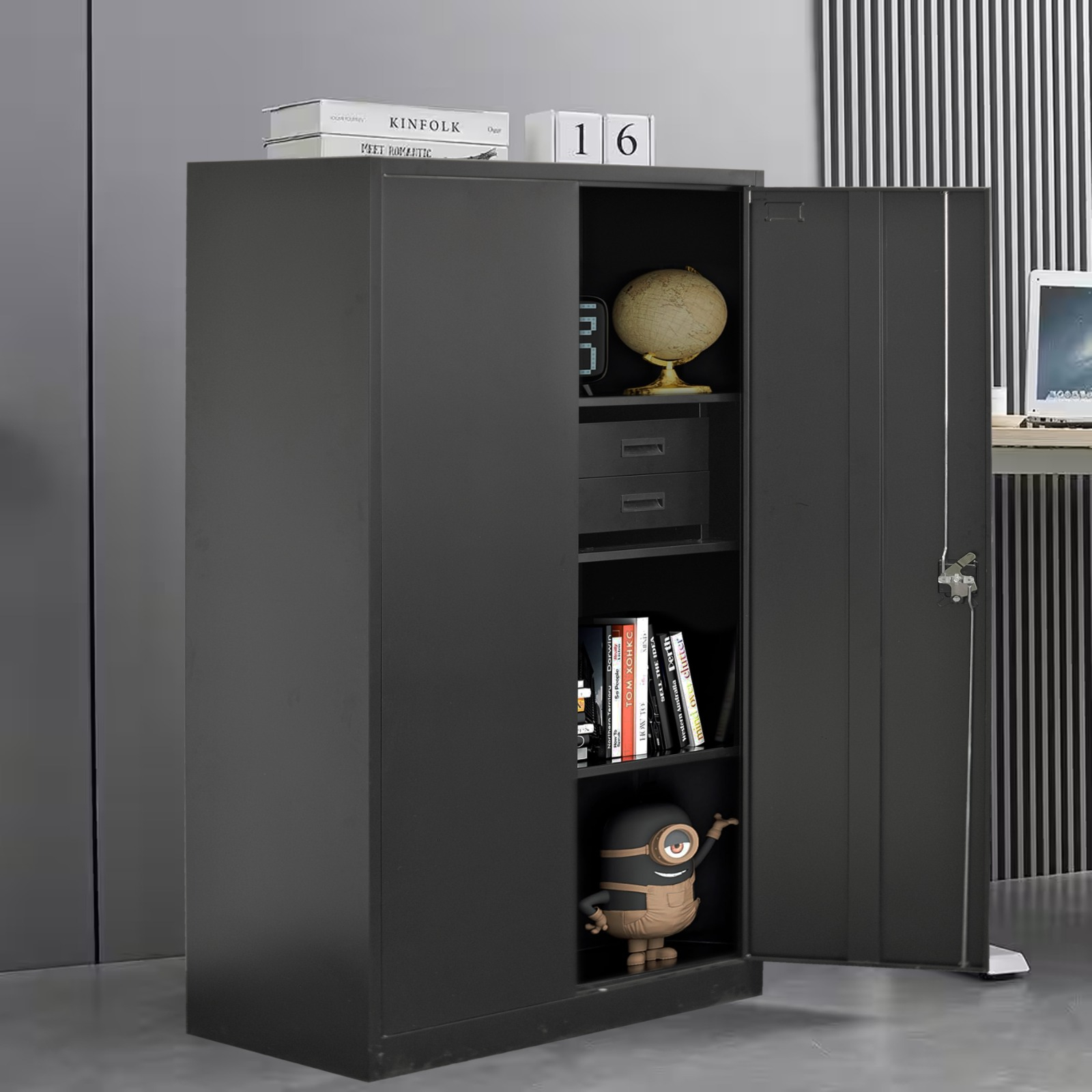 59% off on Double Door Heavy Duty Steel Cabinet | OneDayOnly