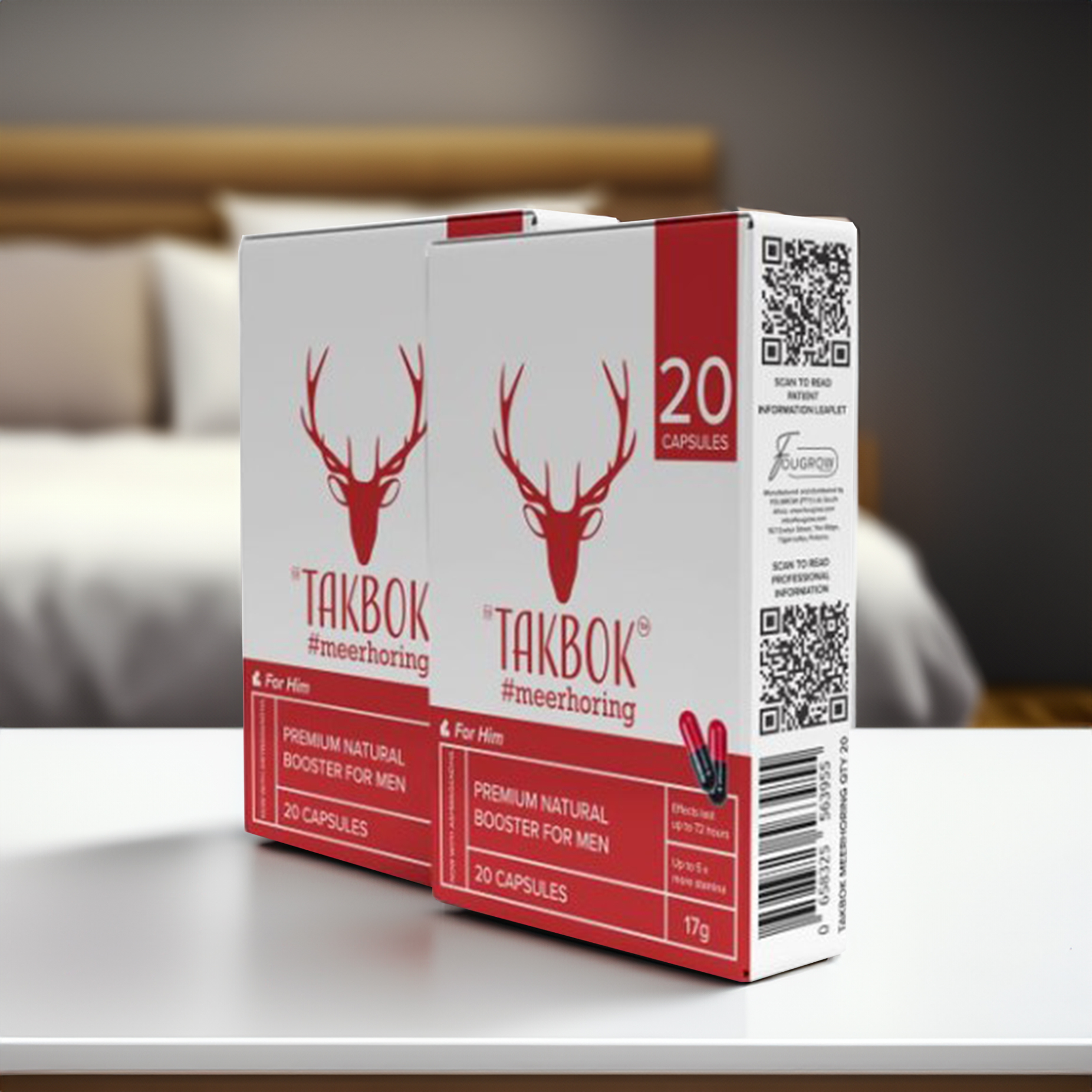 45% off on Takbok 2x 20's Male Natural Boosters | OneDayOnly