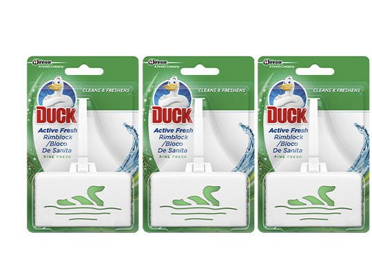 24% off on Duck 3x 50g Active Fresh Rim Blocks | OneDayOnly