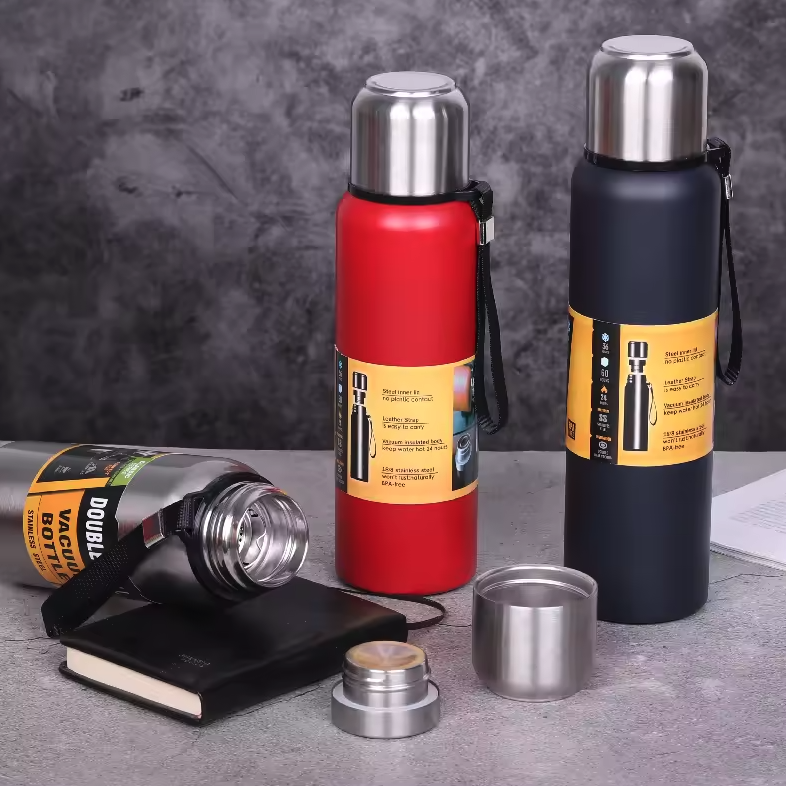 34% off on 2x Stainless Steel Vacuum Flasks | OneDayOnly