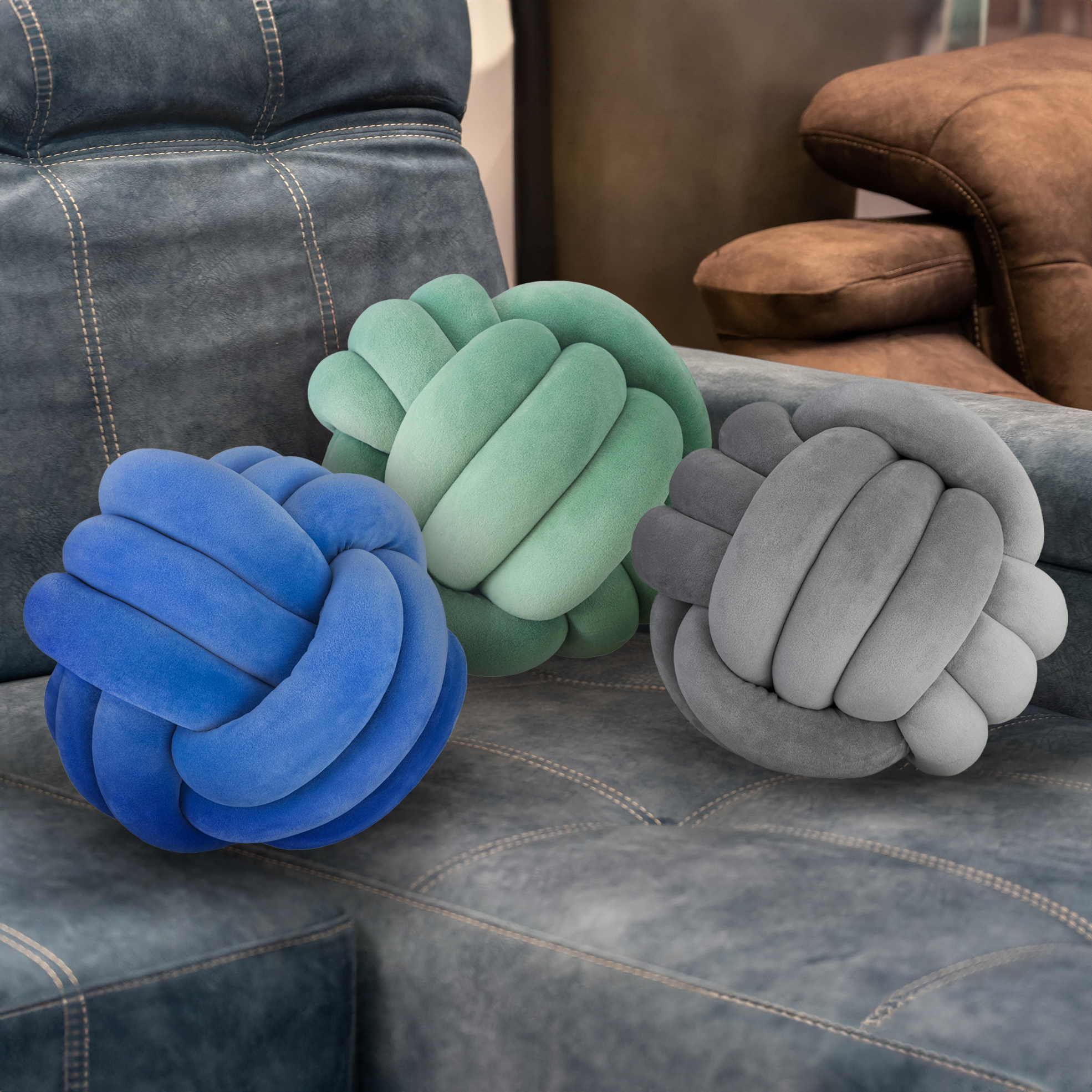 30% off on Creative Deco Knot Ball Cushion | OneDayOnly