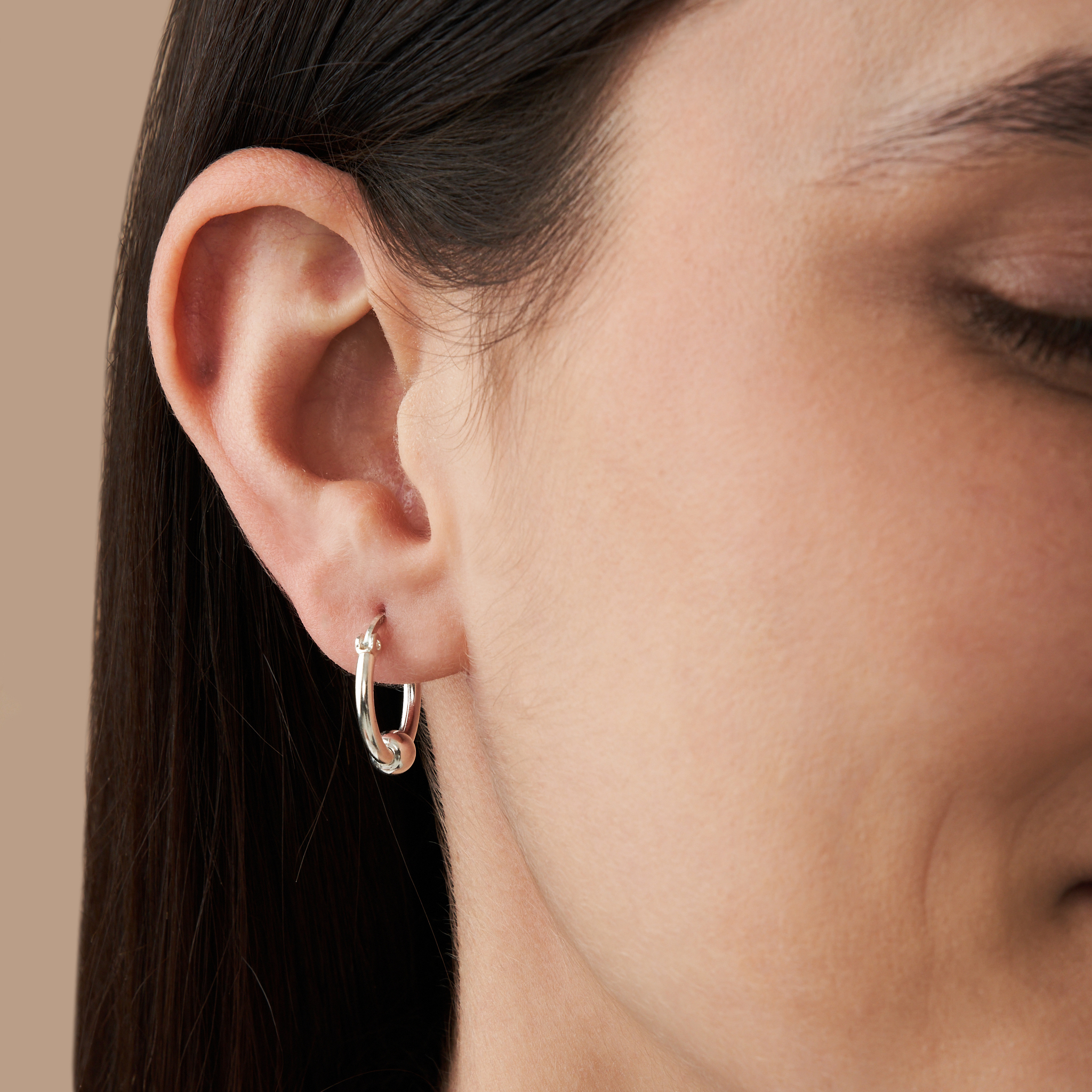 50% off on Ladies Timeless Silver Hoops | OneDayOnly