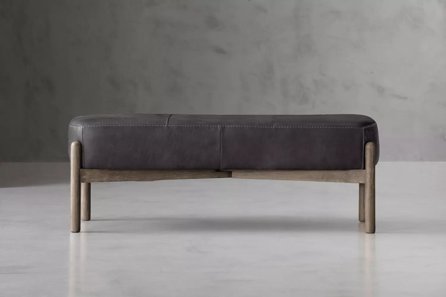 R700 off on Colmar Graphite Leather Bench | OneDayOnly