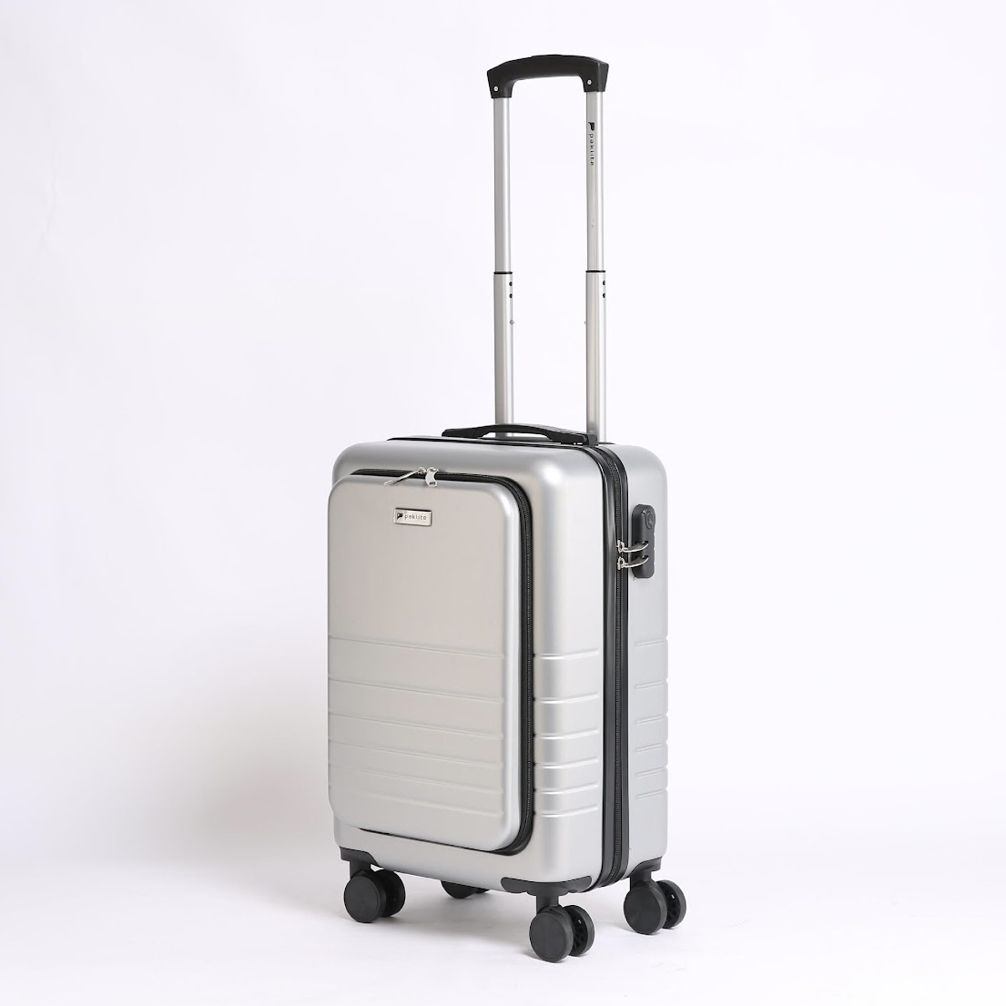 46% off on 55cm Silver Vision Spinner Trolley | OneDayOnly