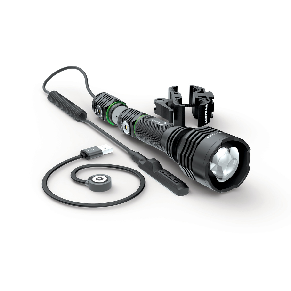27% off on iProtec O2 Beam Flashlight Kit Green | OneDayOnly