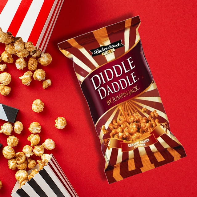 6x 150g Diddle Daddle Coated Cluster Popcorns | OneDayOnly
