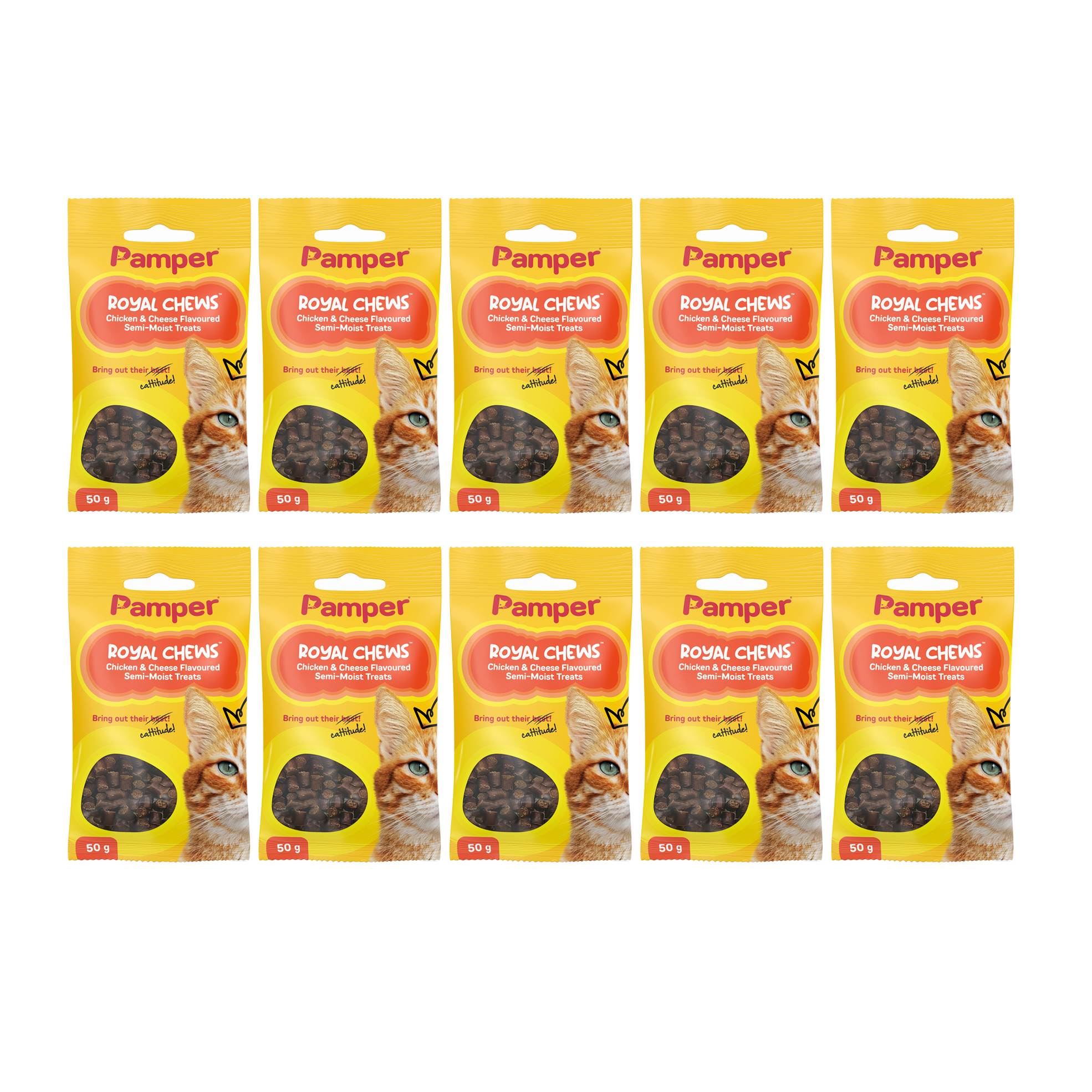 36% off on Pamper 10x 50g Cat Royal Chews | OneDayOnly