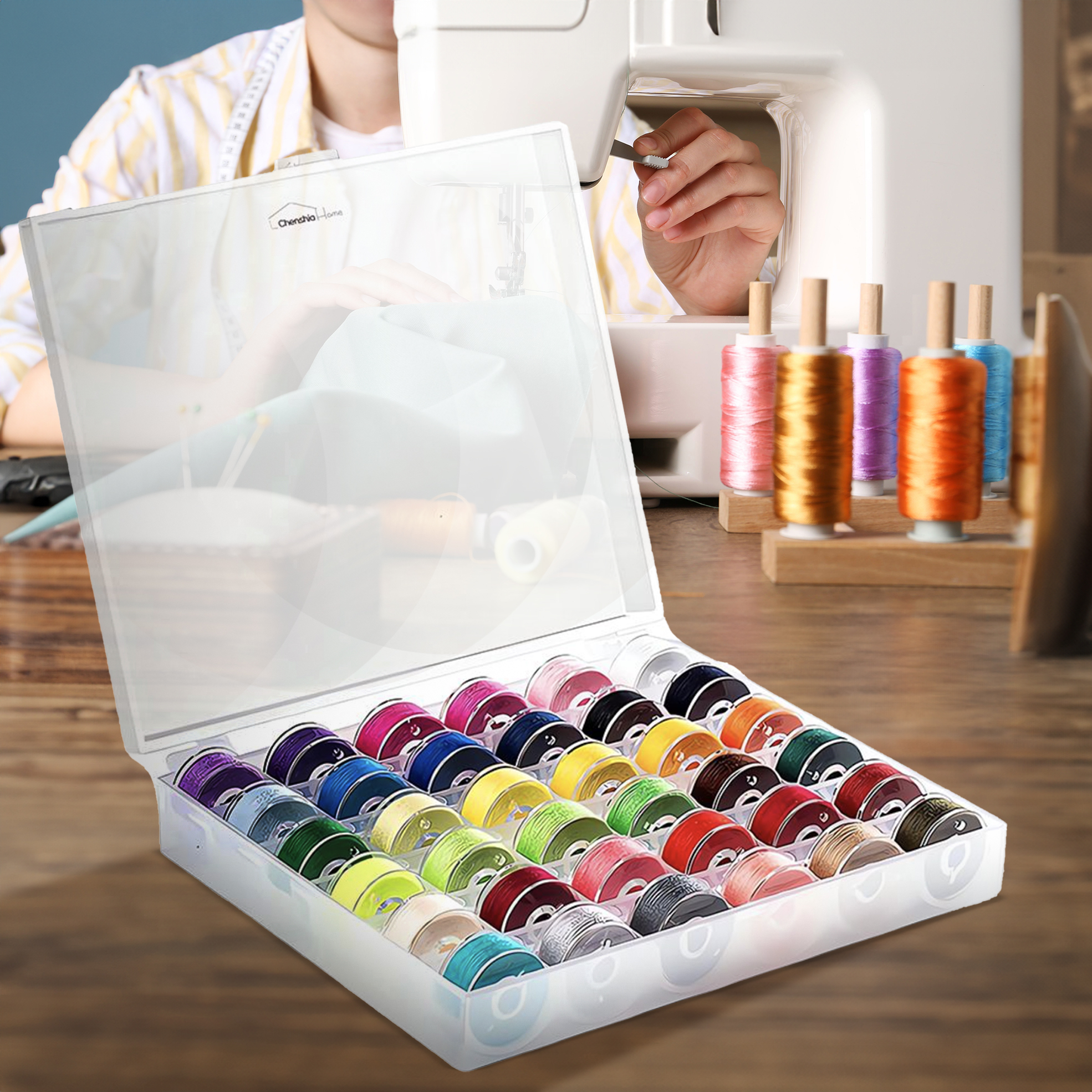 30% off on 36-Piece Bobbin Spools Set | OneDayOnly